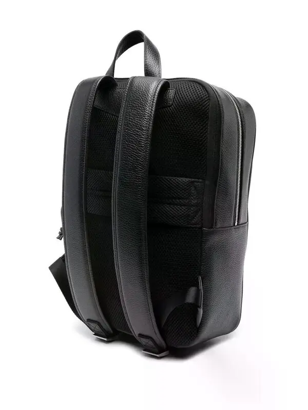 Emporio Armani Grained-leather Backpack