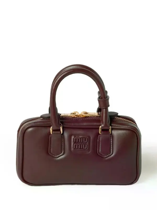 Miu Miu Mini Arcadie Leather Tote Bag