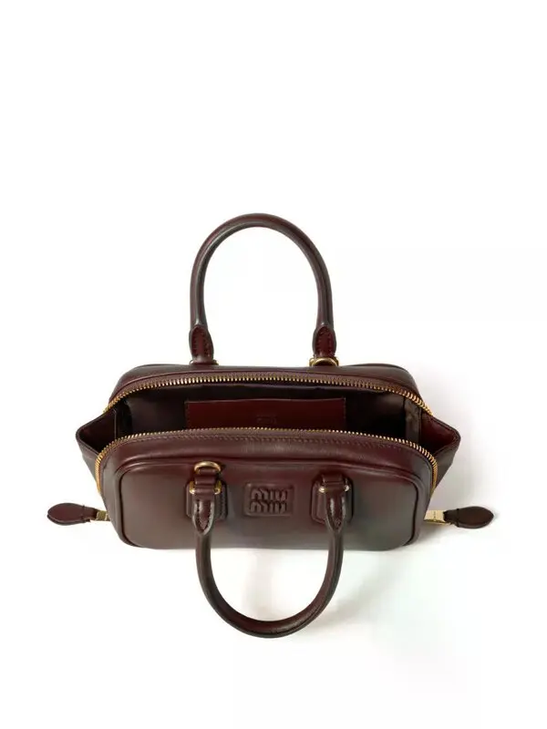 Miu Miu Mini Arcadie Leather Tote Bag