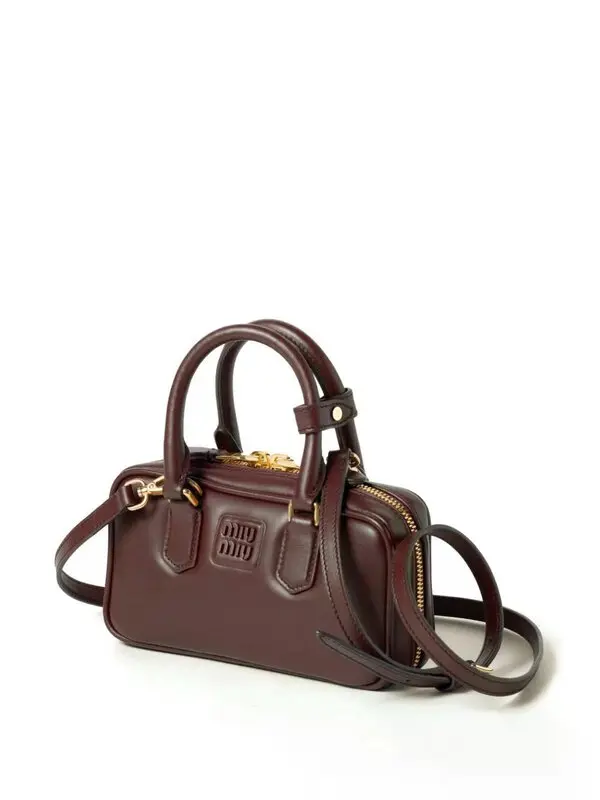 Miu Miu Mini Arcadie Leather Tote Bag
