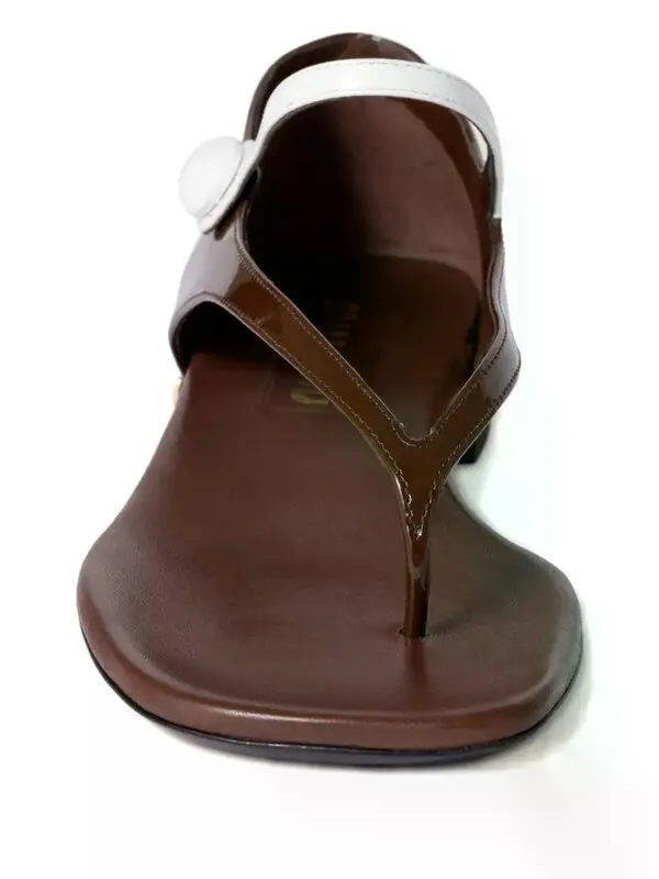 Miu Miu Patent-leather Sandals