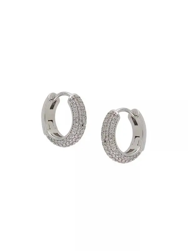 Kate Spade New York Pave Mini Huggie Earrings
