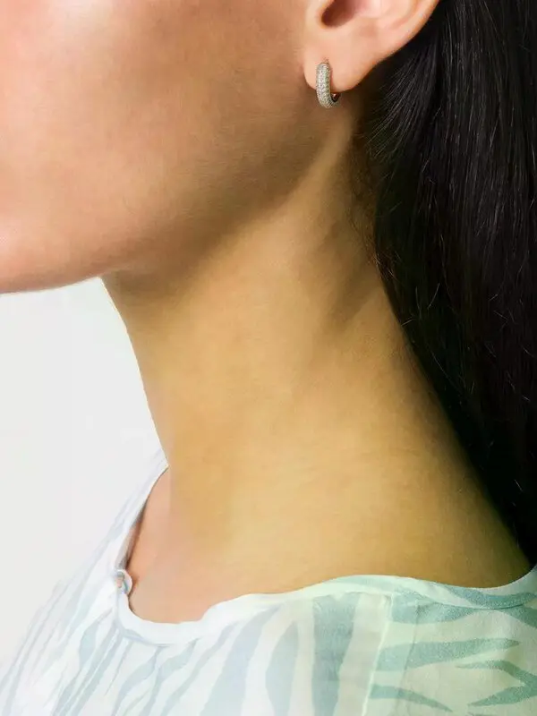 Kate Spade New York Pave Mini Huggie Earrings