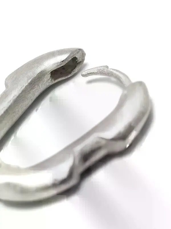 PARTS OF FOUR Deco Matte Sterling Single Earring