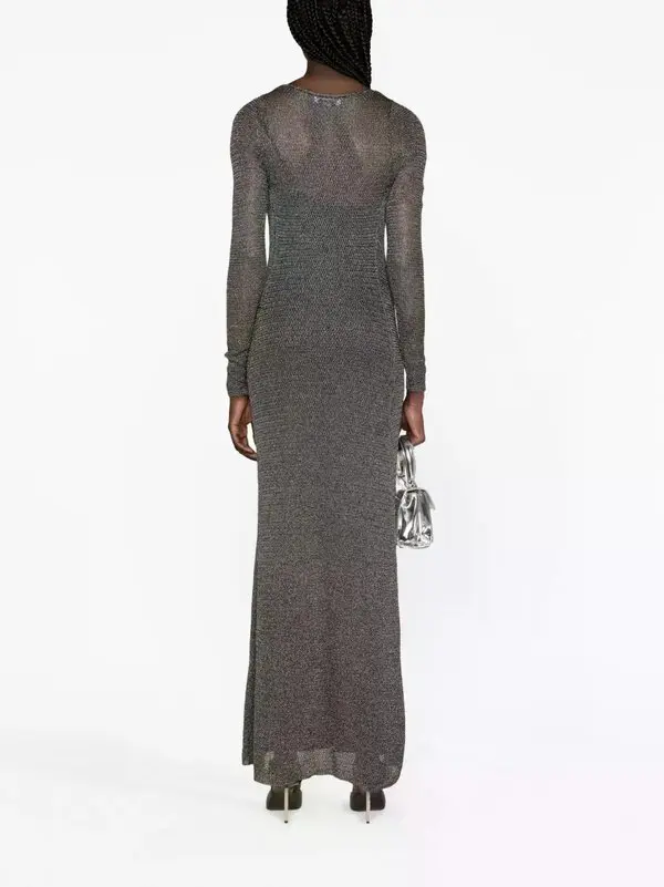 Blumarine Cowl-neck Maxi Dress