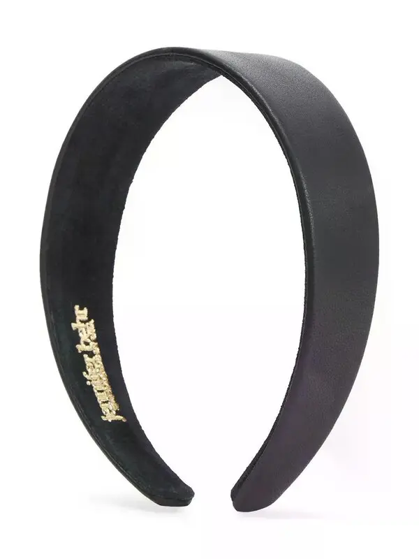 JENNIFER BEHR Cruz Leather Headband - Black