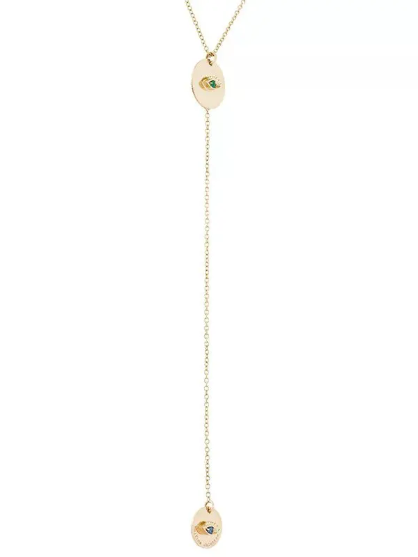 Delfina Delettrez Medal Micro Eye Necklace