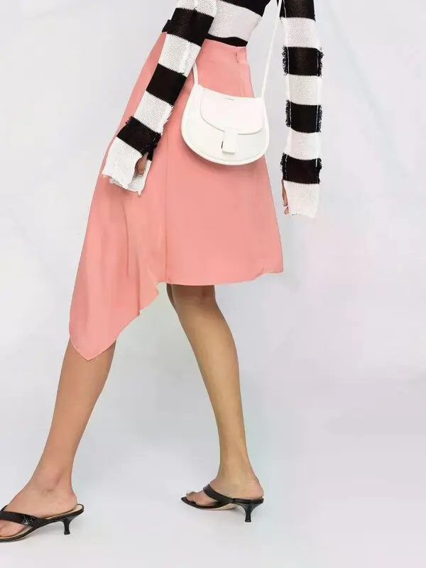 Theory Asymmetric Hem Midi Skirt