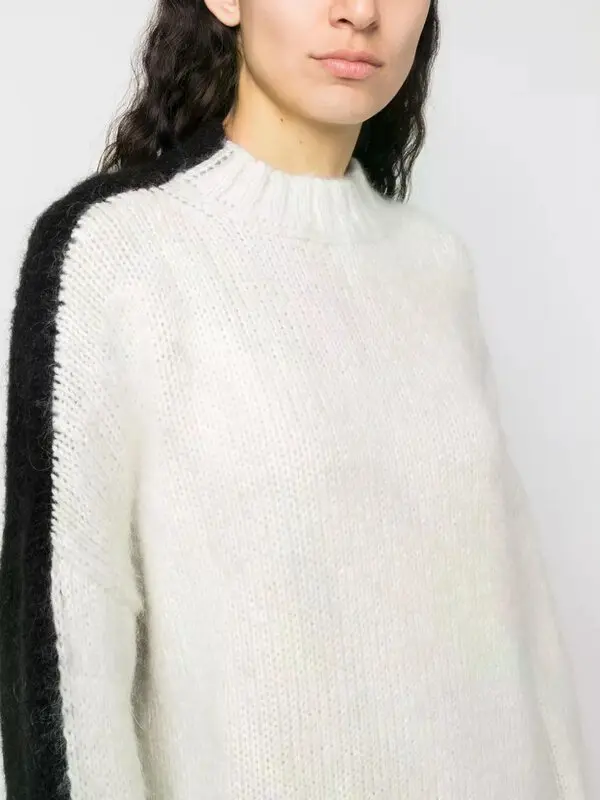 JW Anderson Colour-block Crew Neck Jumper