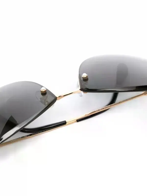 Cazal Frameless Cat-eye Sunglasses