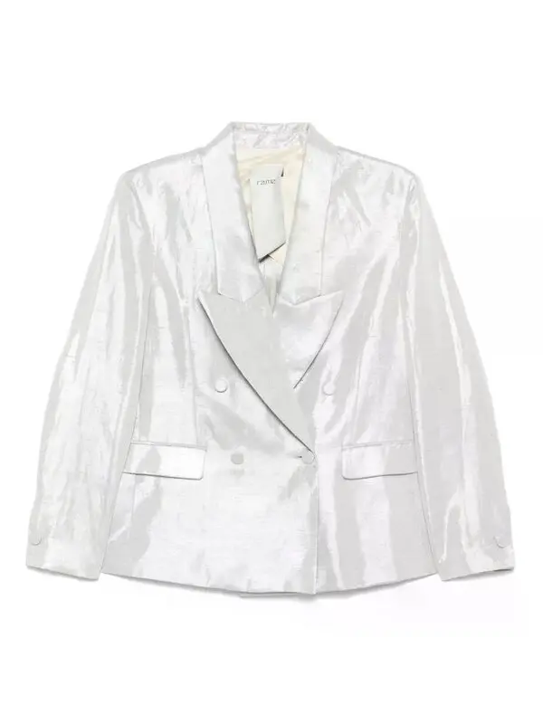 RAME Metallic Double-breasted Blazer