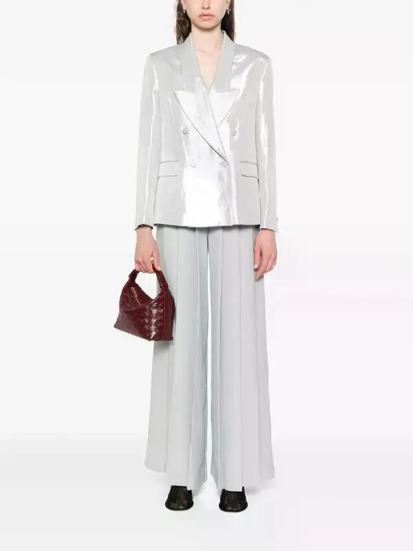 RAME Metallic Double-breasted Blazer