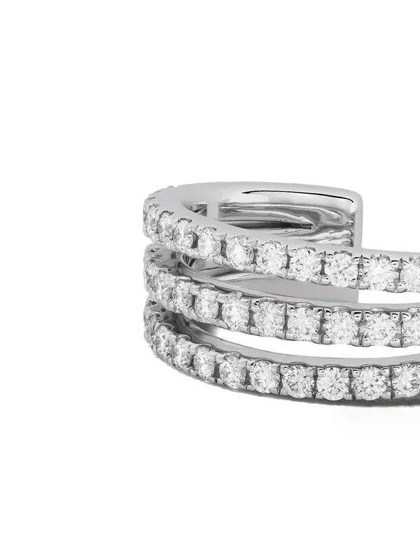 WE BY WHITEBIRD 18kt White Gold Diamond Joséphine Earcuff