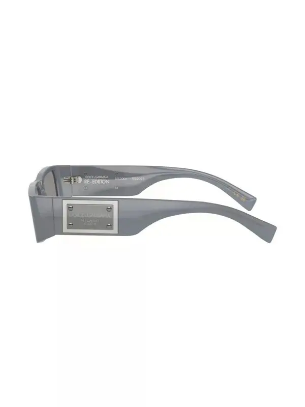 Dolce & Gabbana Rectangle Frame Sunglasses - Grey