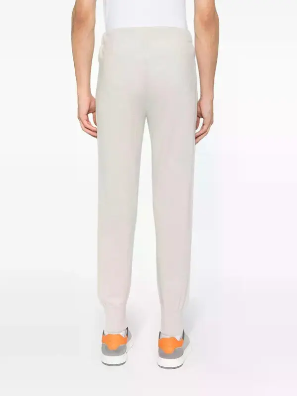 Eleventy Drawstring-fastening Cashmere Track Pants