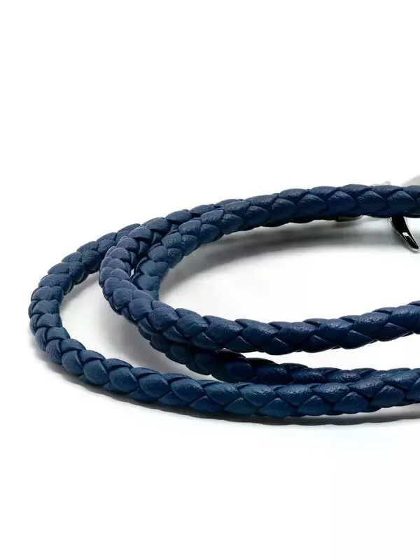 SHAUN LEANE Recycled Sterling And Leather Quill Bracelet
