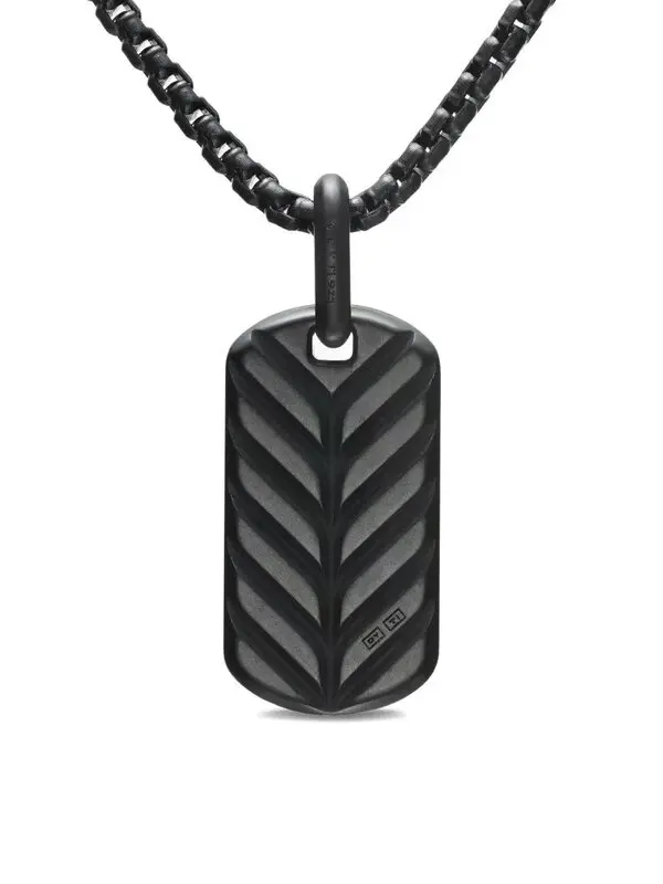 David Yurman Chevron Diamond Tag