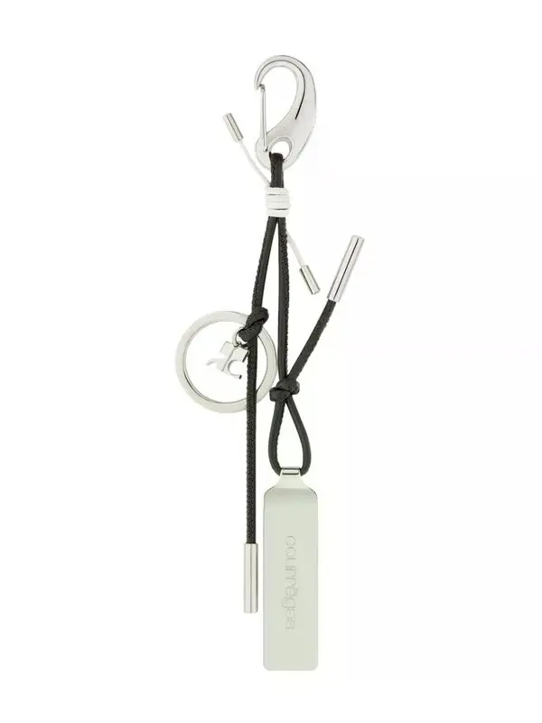 COURREGES Rope Keyring - Silver
