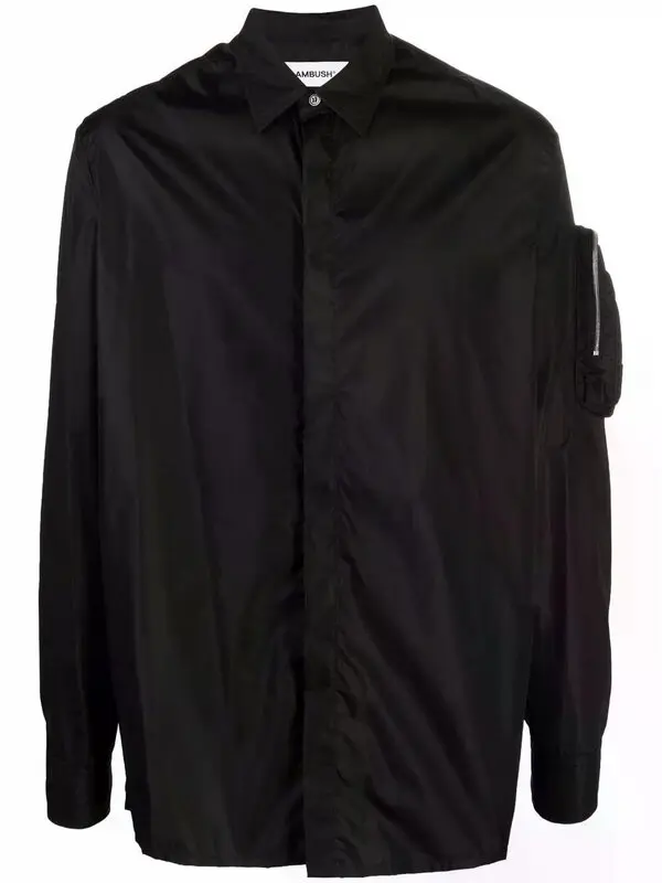 AMBUSH Logo-patch Sleeve-pocket Shirt