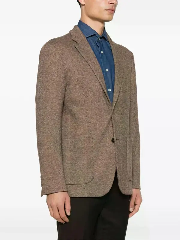 DONDUP Herringbone-pattern Blazer