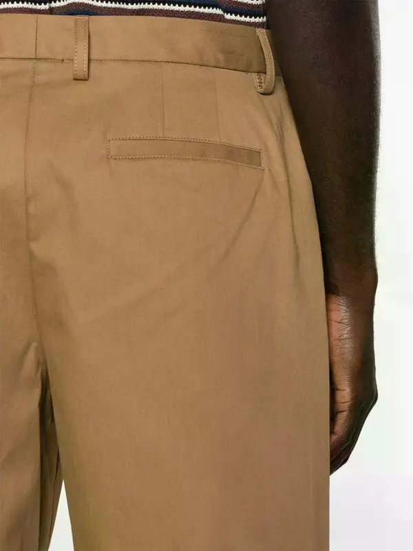 A.p.c. Pleated Cotton Shorts