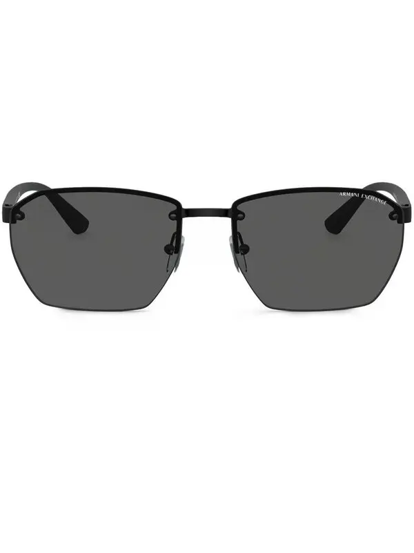 Armani Exchange Square-frame Sunglasses - Black