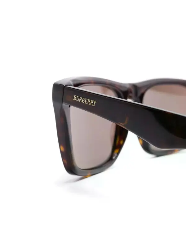 Burberry Tortoiseshell Code Sunglasses