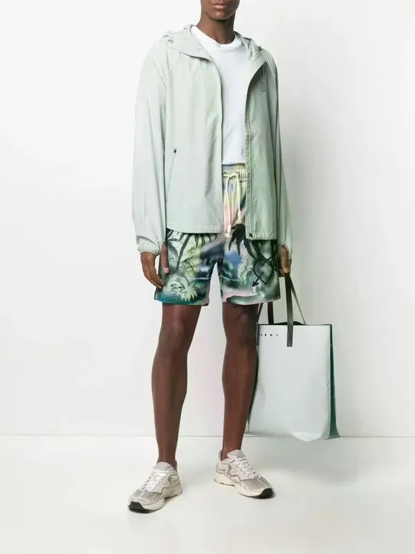 Palm Angels Paradise Mesh Track Shorts
