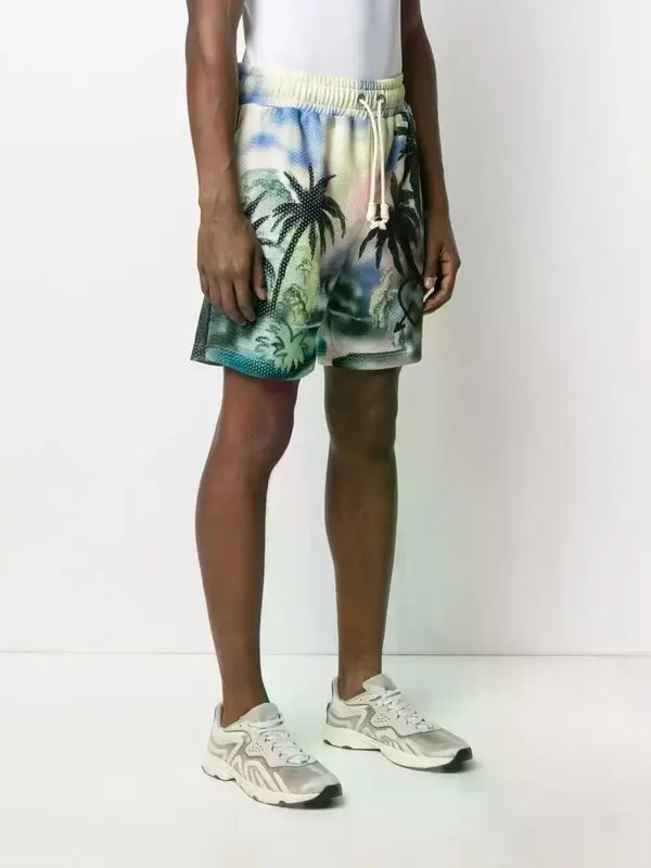 Palm Angels Paradise Mesh Track Shorts