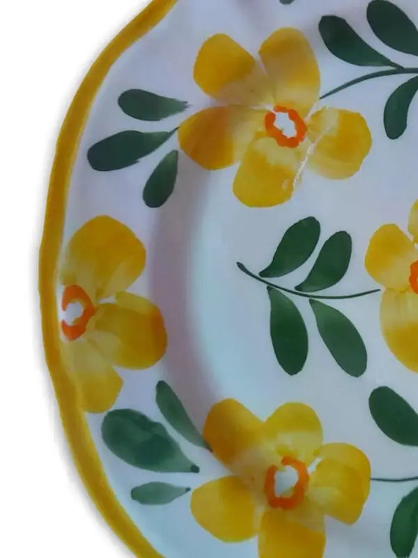 LES-OTTOMANS Floral-print Porcelain Plate