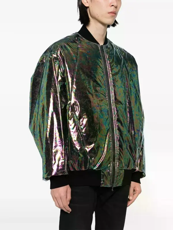 JULIUS Acid Bomber Jacket - Neutrals