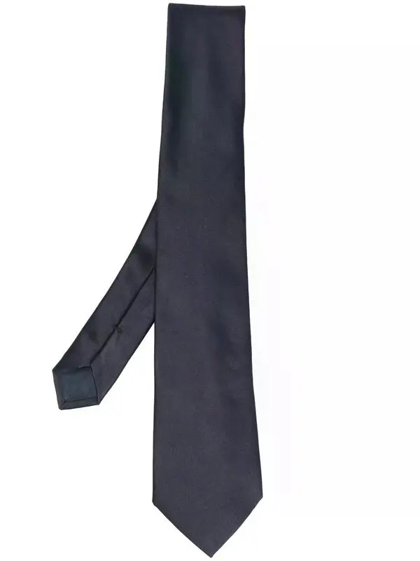 Giorgio Armani Pure Silk Tie - Blue