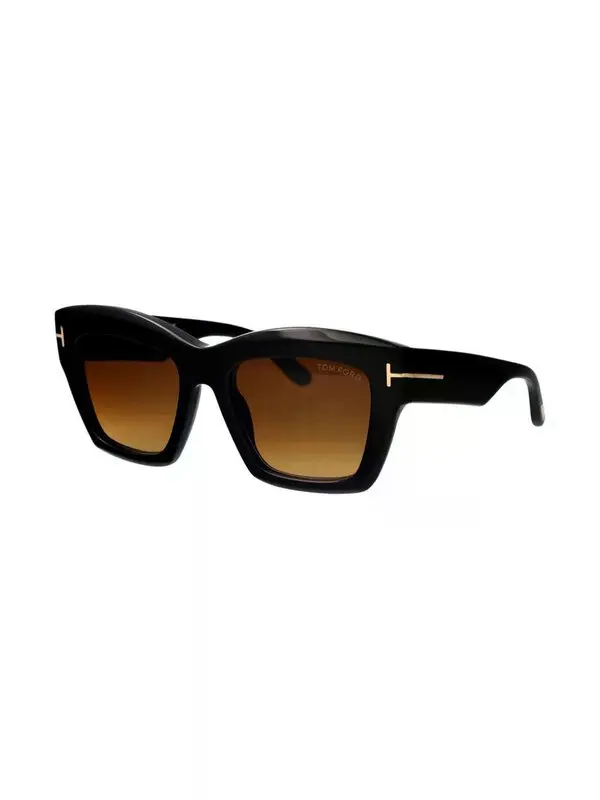 TOM FORD Luna Cat-eye Sunglasses - Black