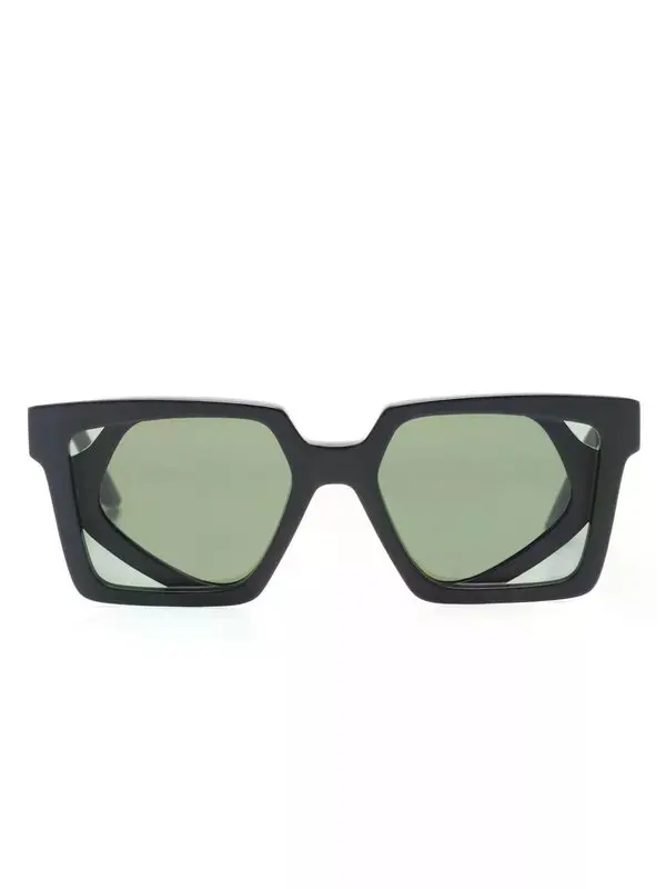 KUBORAUM Double-frame Oversized Sunglasses - Black