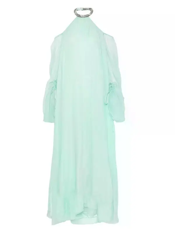 Amen Silk Chiffon Maxi Dress