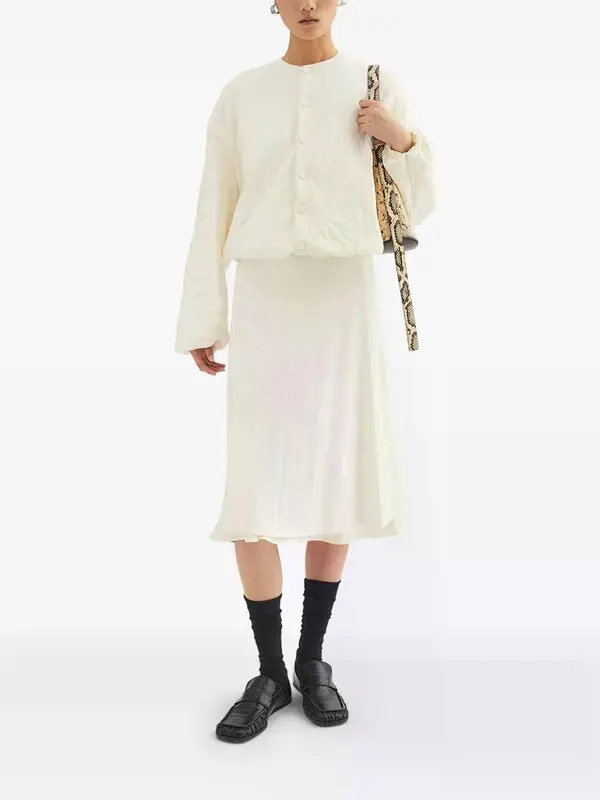 JIL SANDER Jacquard Bomber Jacket