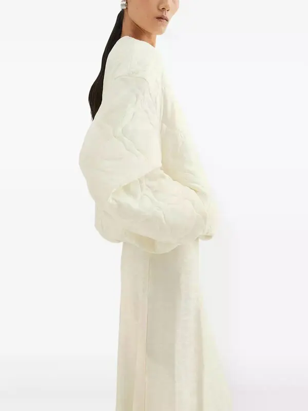 JIL SANDER Jacquard Bomber Jacket