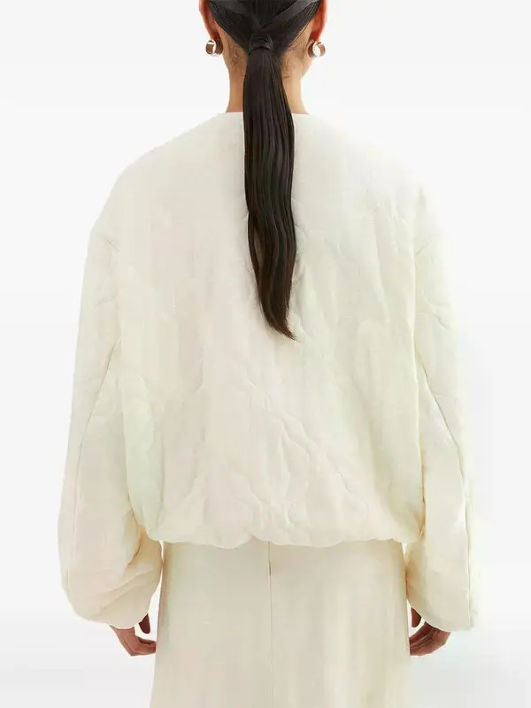 JIL SANDER Jacquard Bomber Jacket