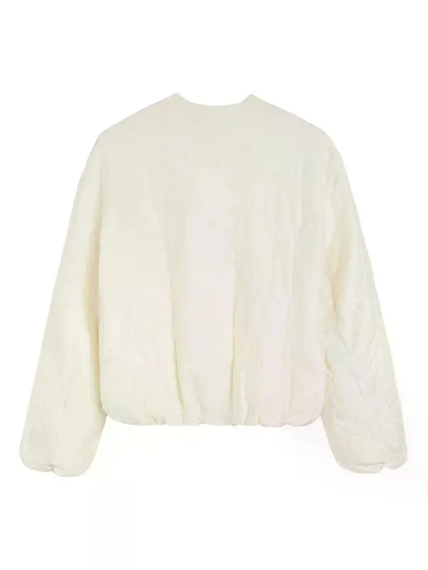 JIL SANDER Jacquard Bomber Jacket