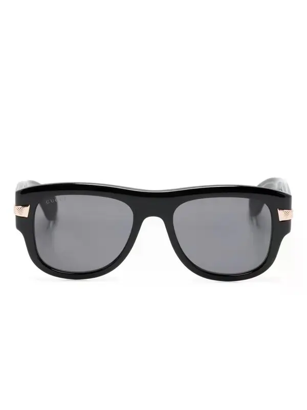 Gucci Square-frame Sunglasses - Black
