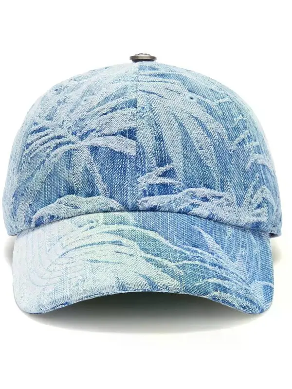 Palm Angels Palm-tree-jacquard Baseball Cap