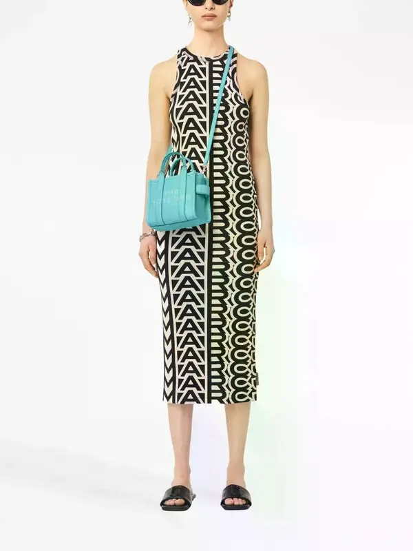 Marc Jacobs Leather Crossbody Tote Bag - Blue