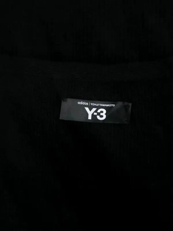 Y3 Logo-print Sleeve Scarf - Black