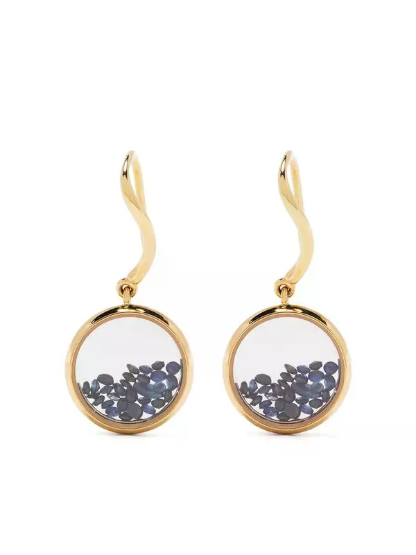 AURÉLIE BIDERMANN 18kt Yellow Sapphire Chivor Drop Earrings - Gold