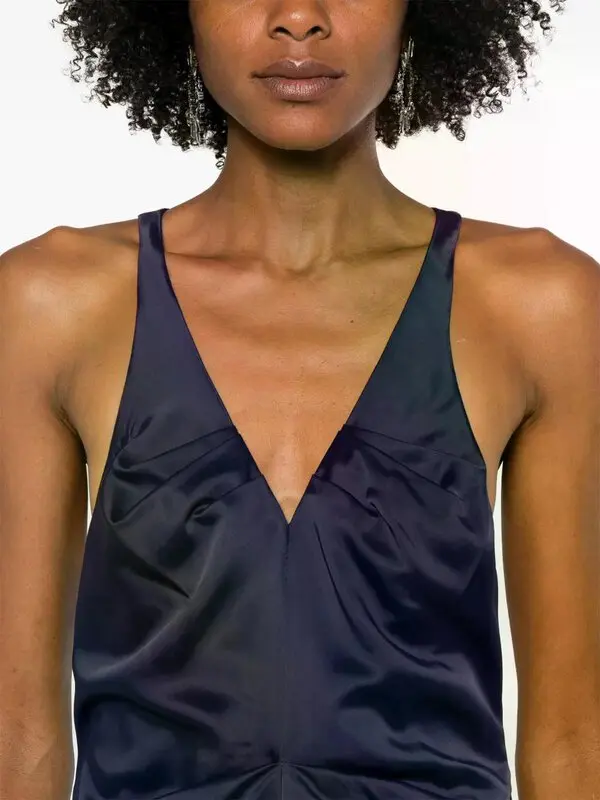 Victoria Beckham Pleated Maxi Dress