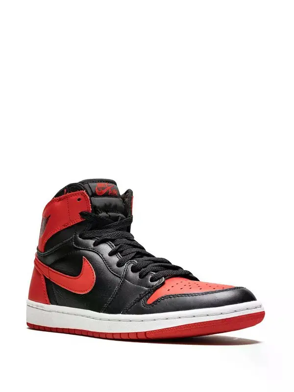 JORDAN Air 1 Retro Bred 01' Sneakers - Black