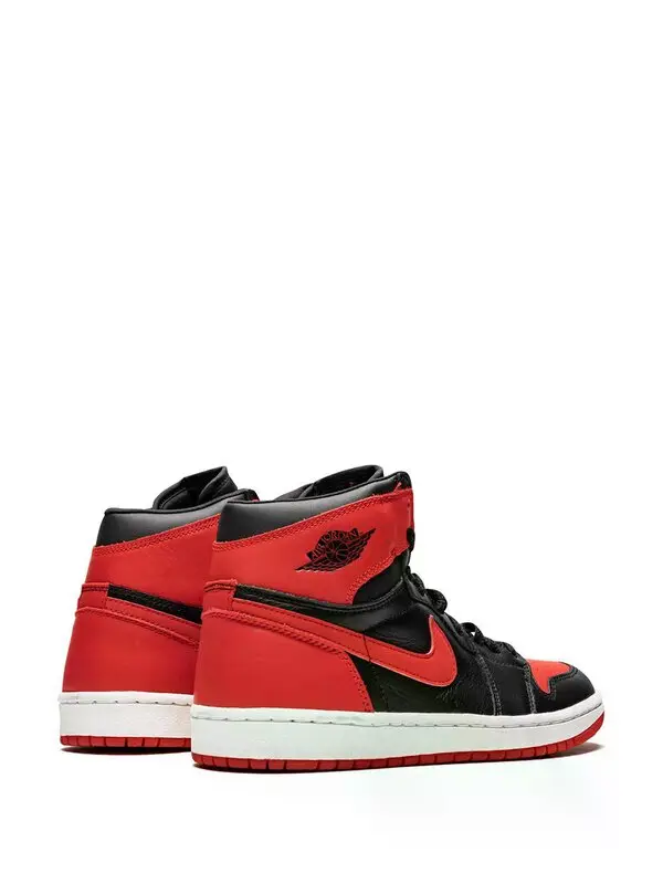 JORDAN Air 1 Retro Bred 01' Sneakers - Black