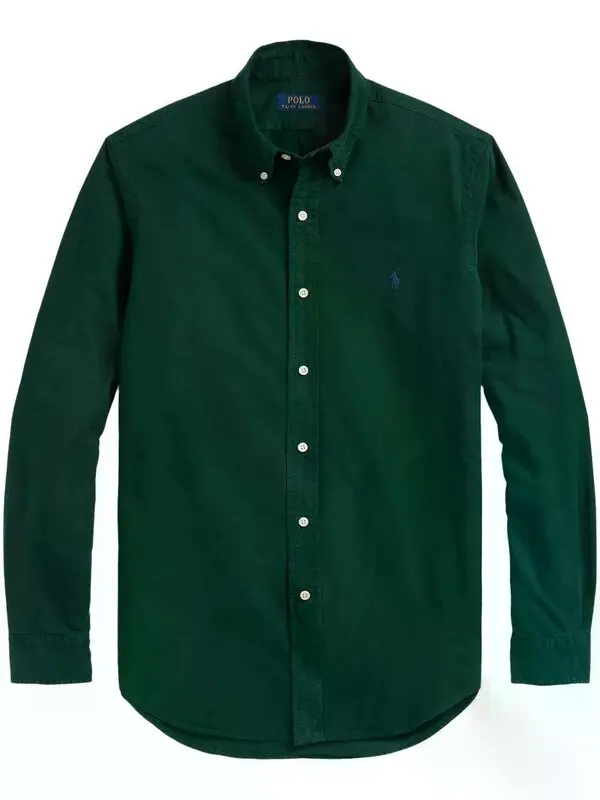 Polo Ralph Lauren Polo Pony Button-up Cotton Shirt - Green