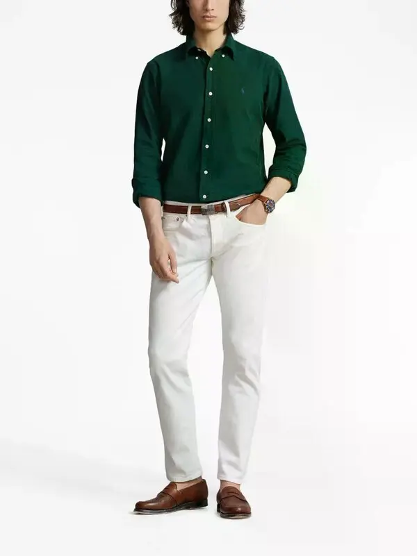 Polo Ralph Lauren Polo Pony Button-up Cotton Shirt - Green