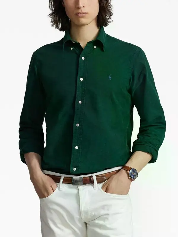 Polo Ralph Lauren Polo Pony Button-up Cotton Shirt - Green